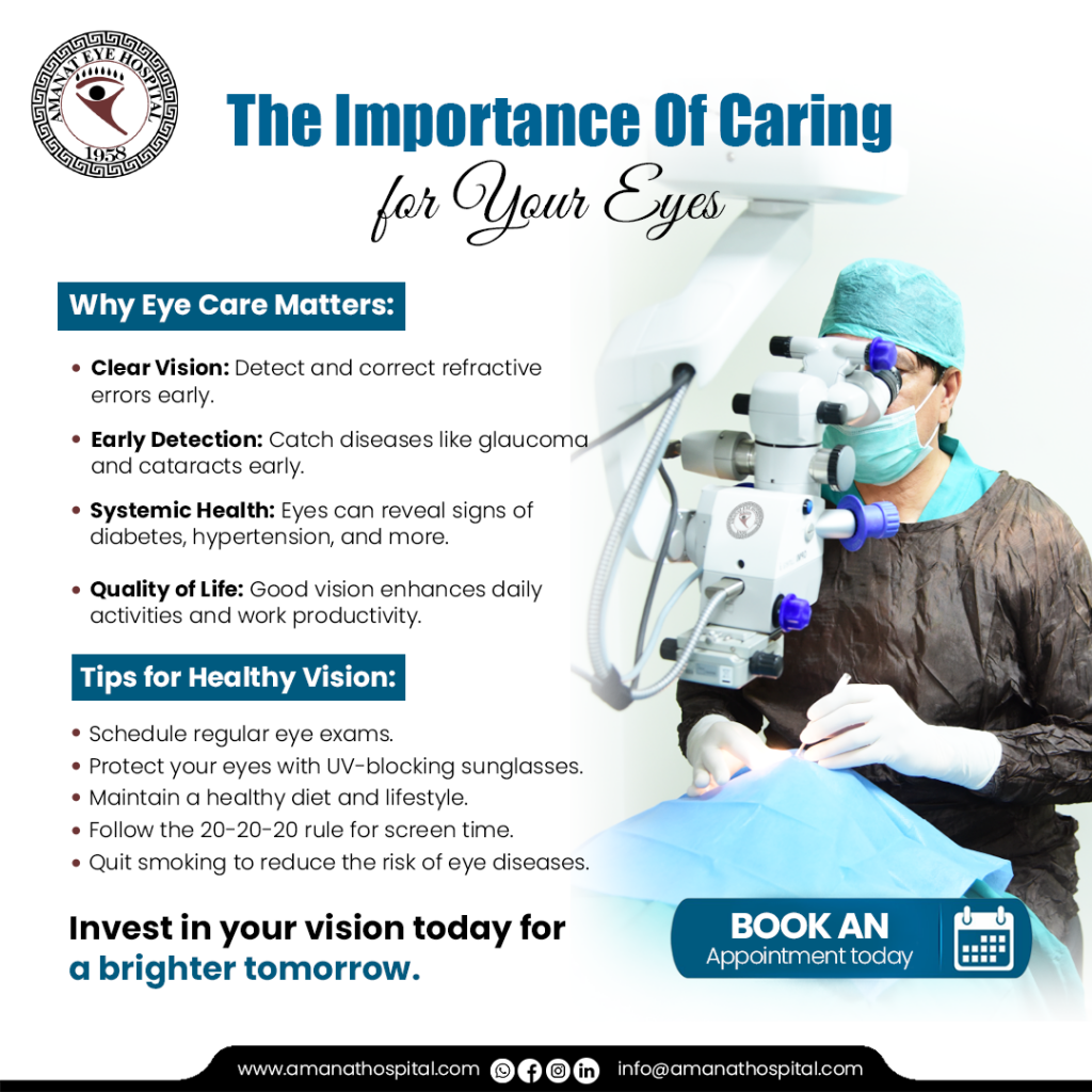 The Importance of Caring for Your Eyes - Amanat Hospital - Best Eye ...
